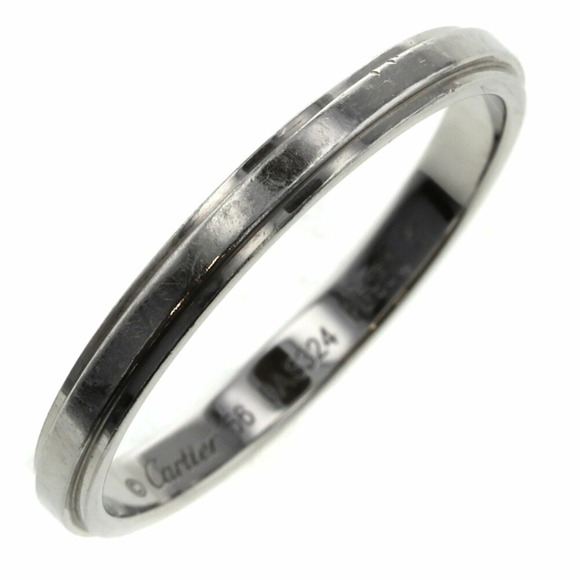 Cartier | Jewelry | Cartier Ring Damour Wedding Width About 25mm Platinum Pt95 No 6 Mens Ca ...